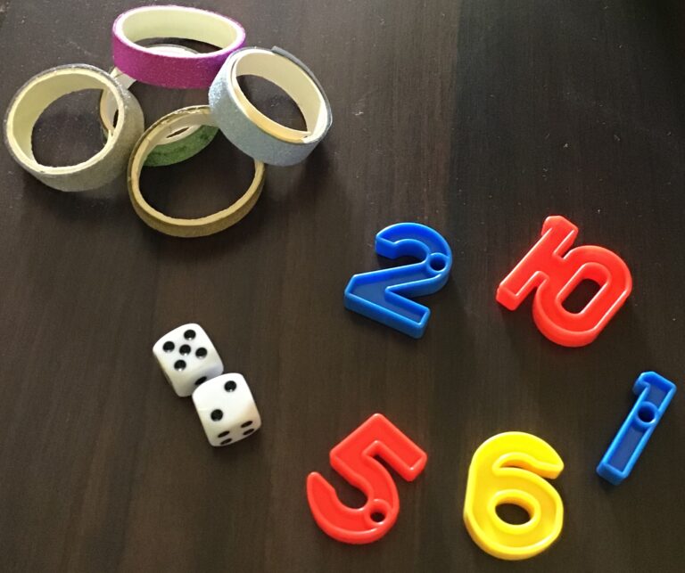 Hop on the numbers: A developmental game.