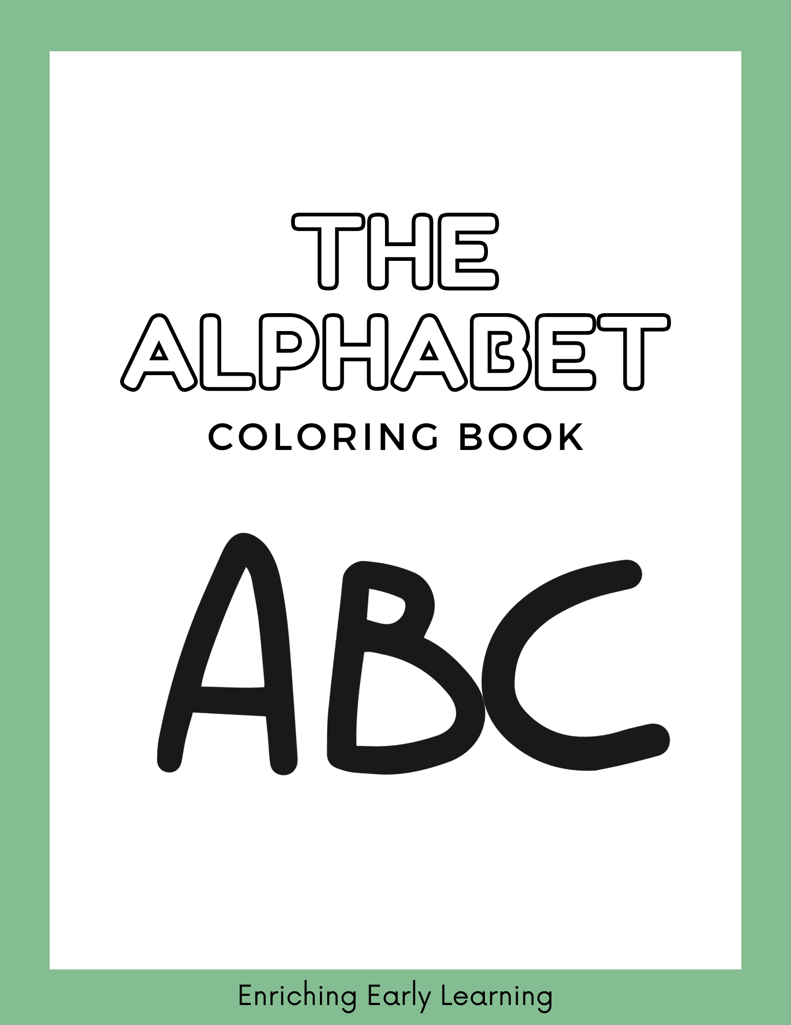 Alphabet Colouring Book - Enriching Early Learning